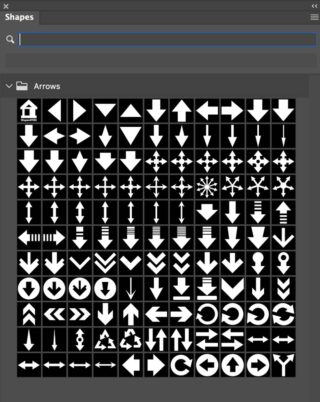 Add custom shape arrows to PhotoShop | Designer to Fullstack