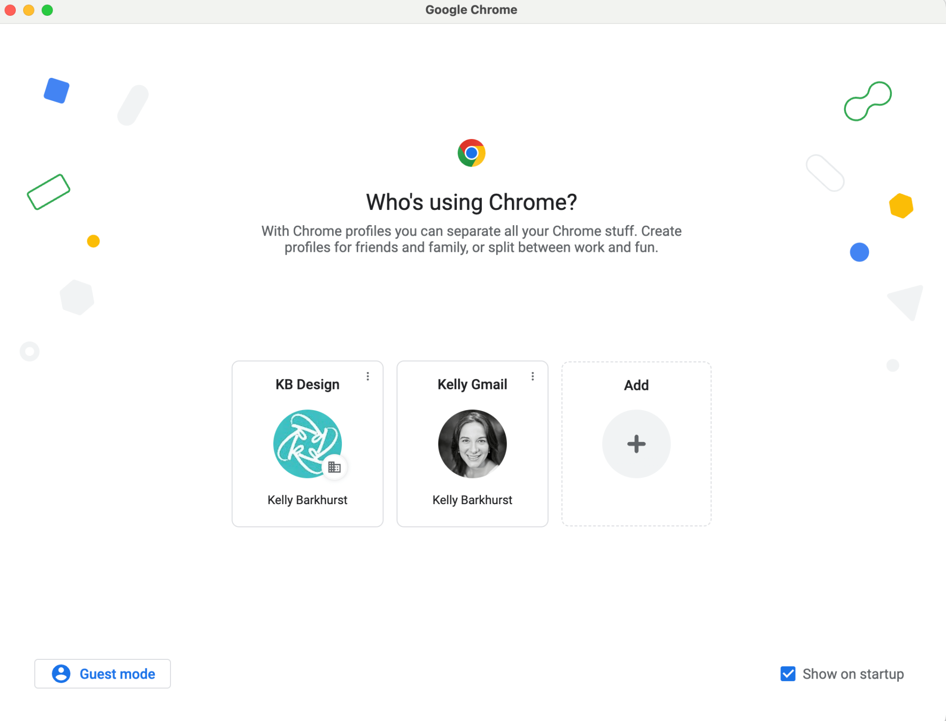 Wrangling Google Chrome Profiles | Designer to Fullstack