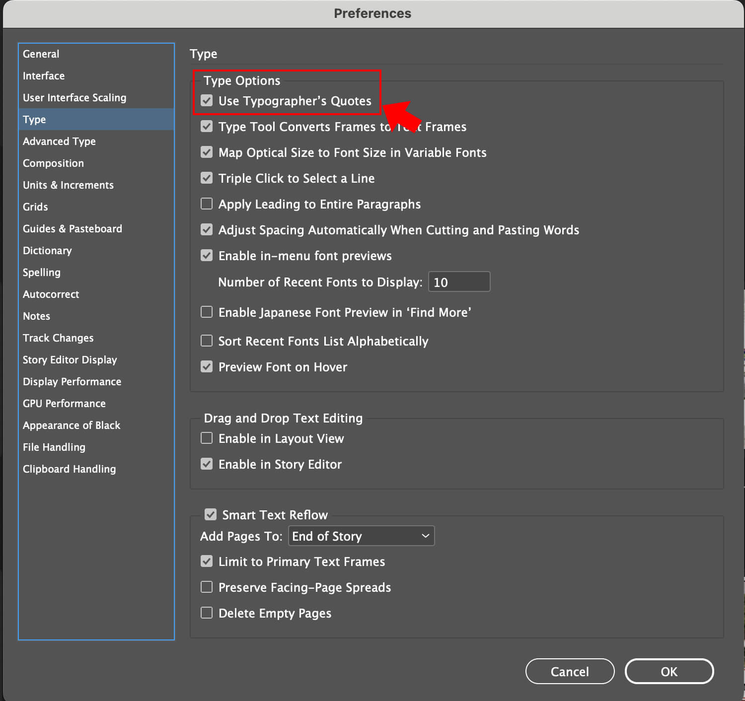 Typographer’s Quotes in InDesign | Designer to Fullstack
