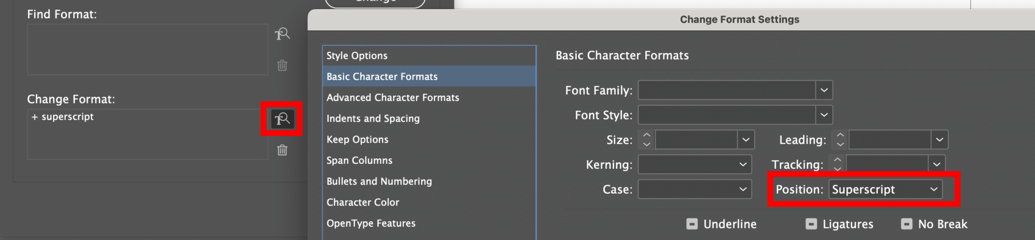 Find and Replace Ordinal Numbers using Superscript in InDesign ...