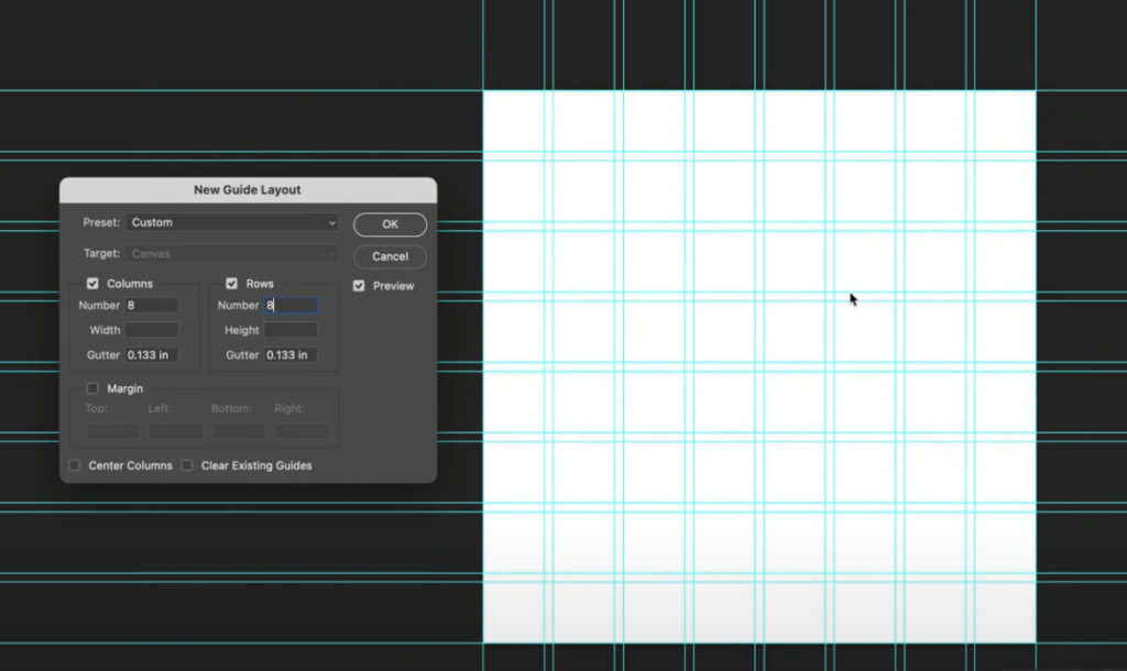 How to use a grid for alignment in PhotoShop | Designer to Fullstack