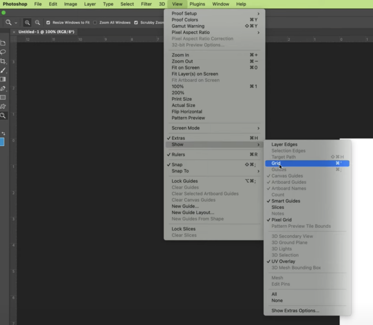 How to use a grid for alignment in PhotoShop | Designer to Fullstack