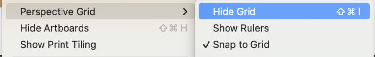 Show or Hide the Perspective Grid in Illustrator | Designer to Fullstack