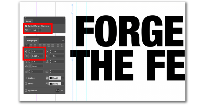 InDesign Text Left Alignments | Designer to Fullstack
