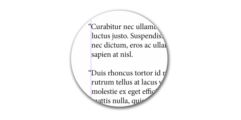 InDesign Text Left Alignments | Designer to Fullstack